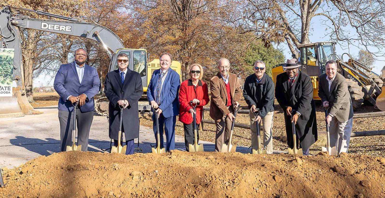 Snow Hinton Park Groundbreaking - Elevate Tuscaloosa